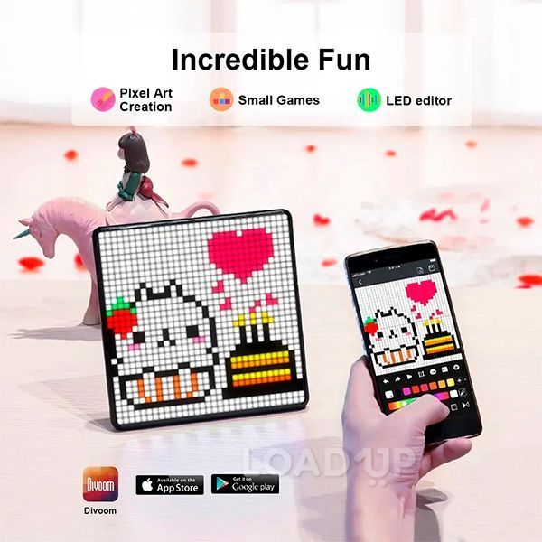 Інтерактивний дисплей Divoom Pixoo Max (Bluetooth, Pixel art) - Купити