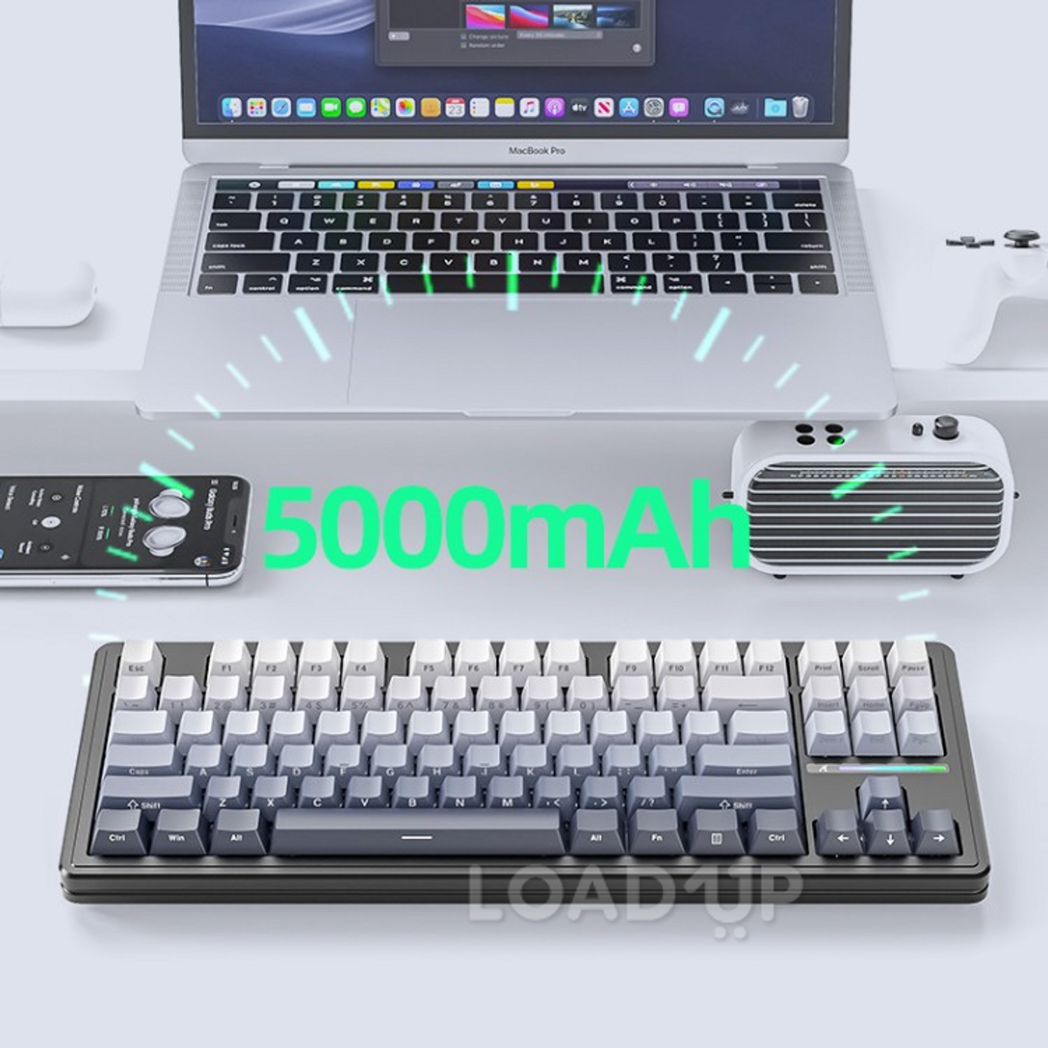 Беспроводная механическая клавиатура Attack SHARK M87 PRO V2 (87 клавиш ...